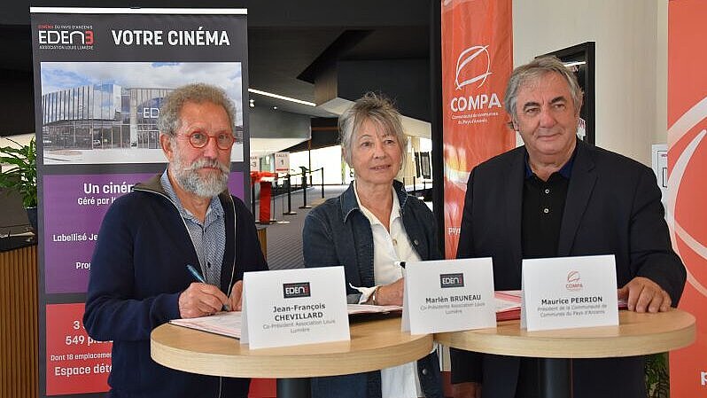 Cinéma Eden 3 : une nouvelle convention d'exploitation - COMPA